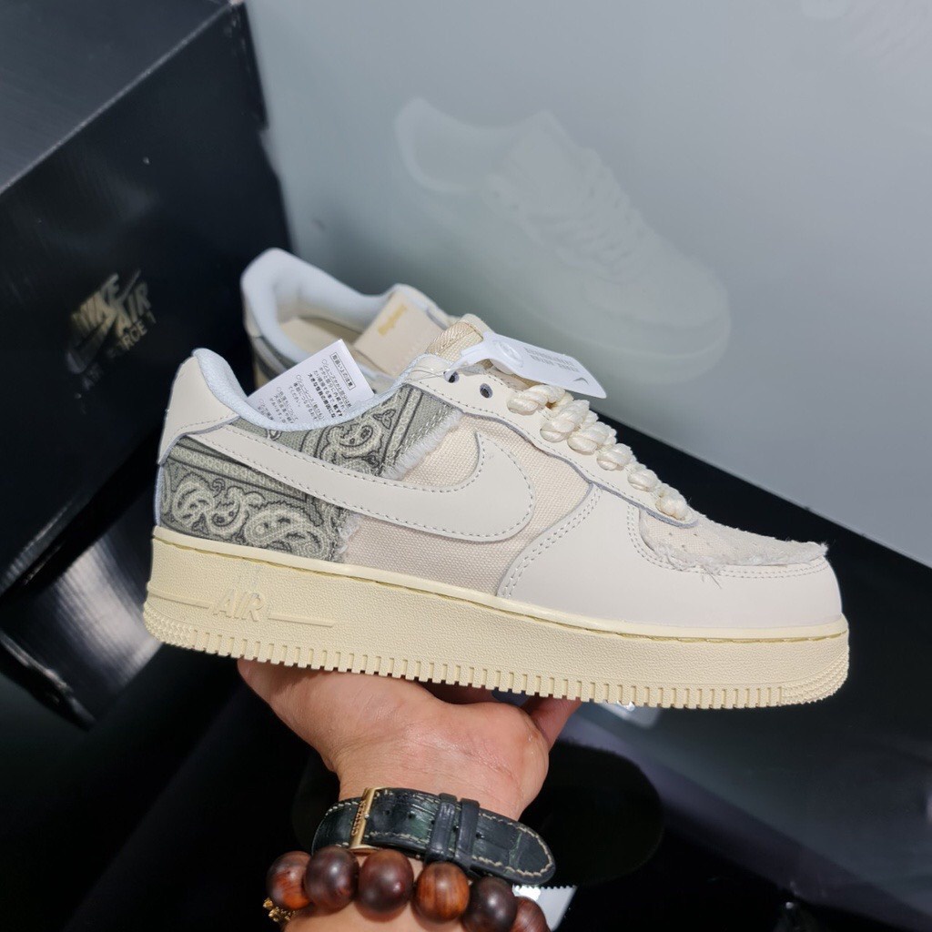 Shoes _Nike Air Force 1 Sneakers With Brocade Pattern AF1 High-Quality ...