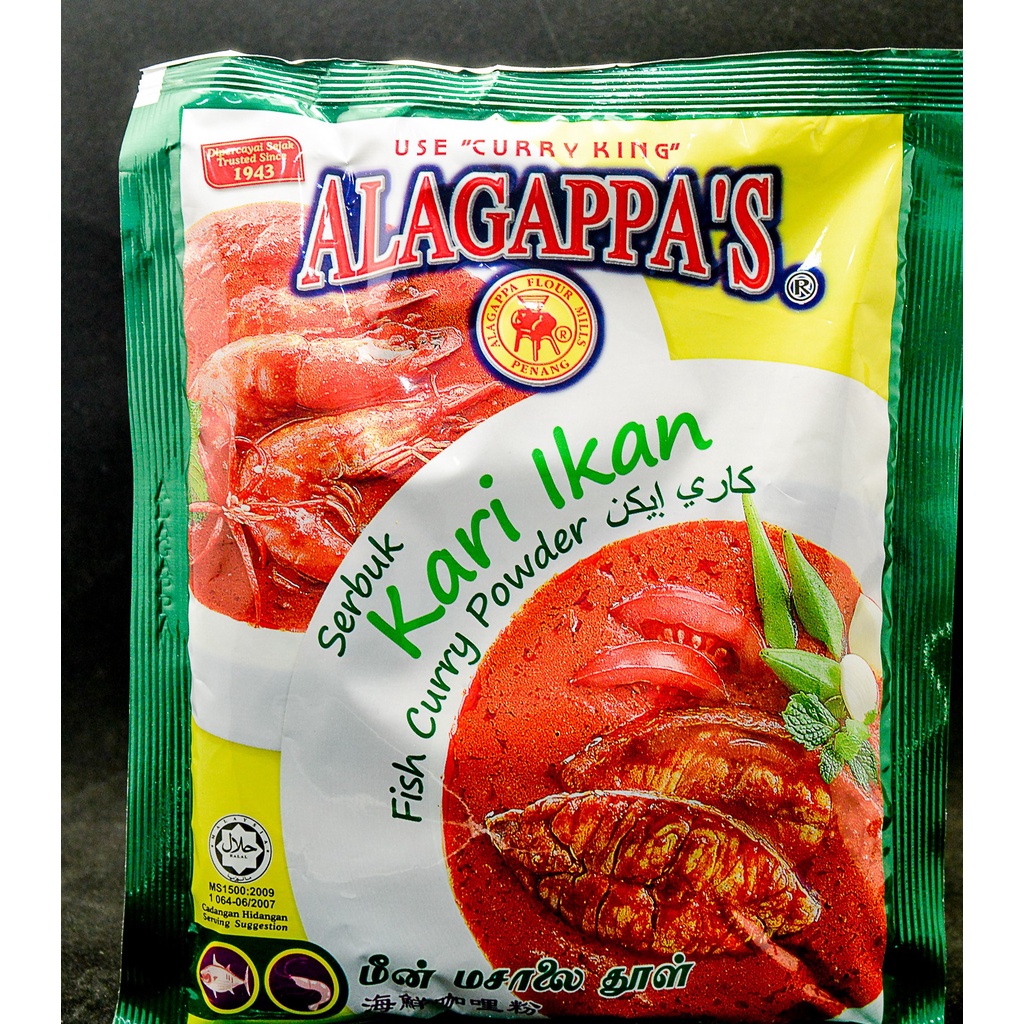 Alagappa's Curry Powder Fish 250 gram | Shopee Singapore