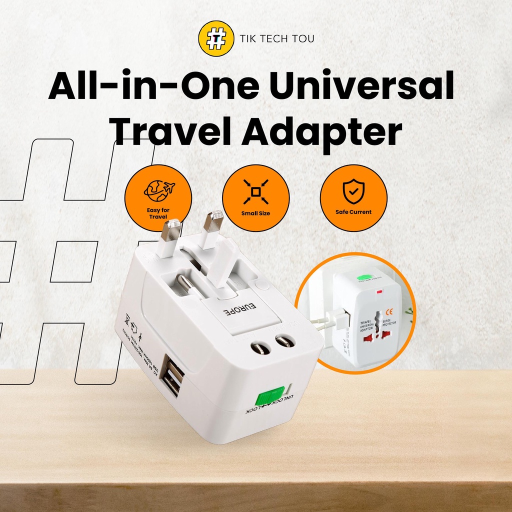 All-in-one Worldwide India Japan Universal Travel Adapter Charger ...