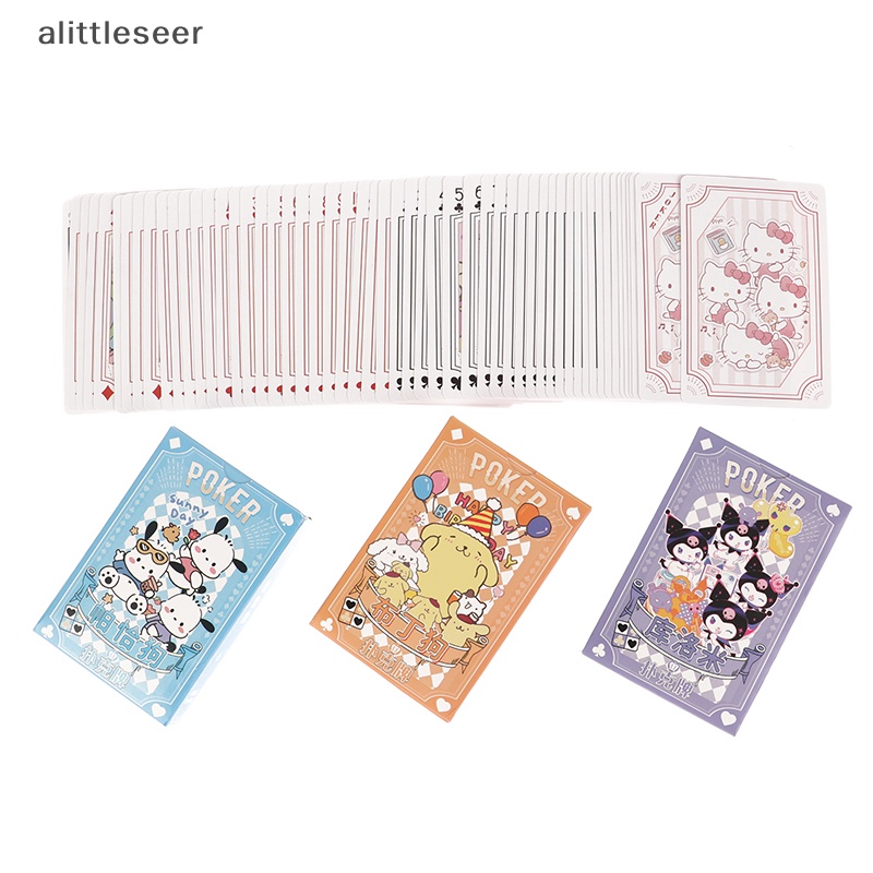 EE Poker Cinnamoroll Hello Kitty My Melody Kuromi Playing Cards Game ...