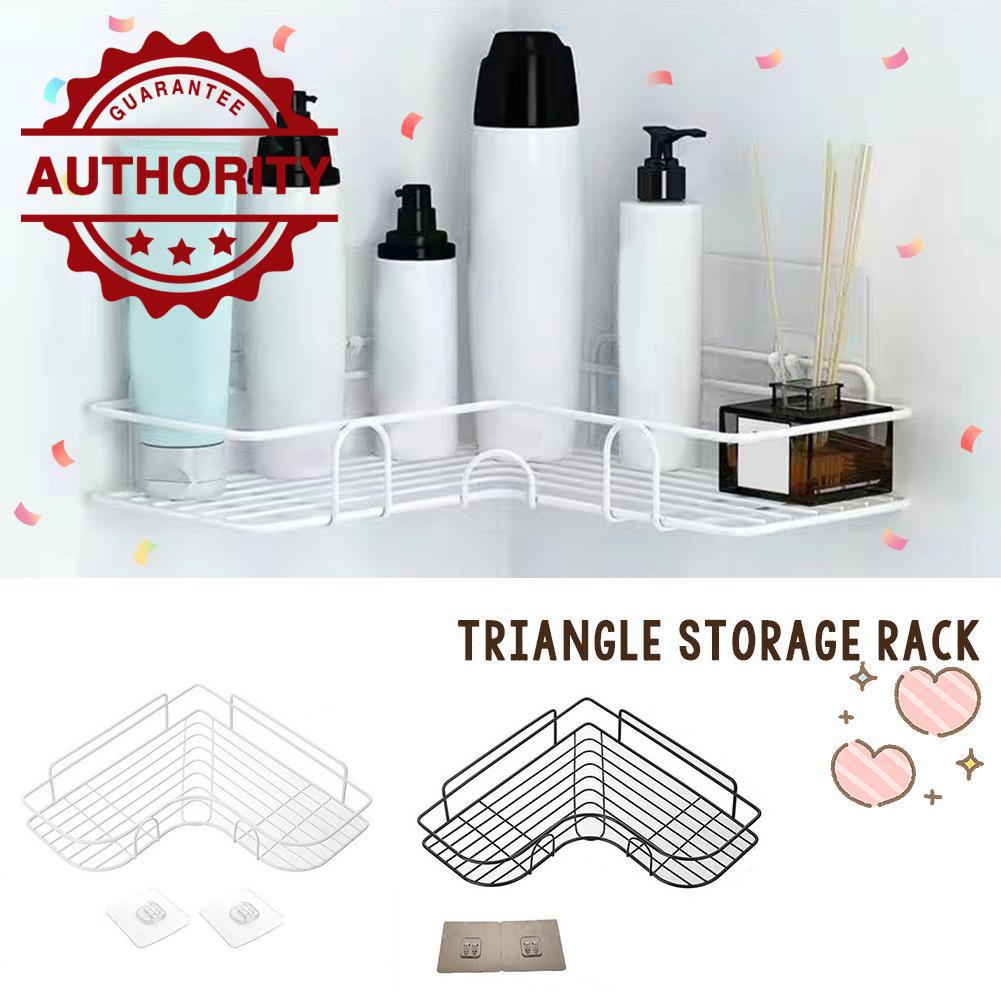 No Punching Triangle Storage Rack For Wall Installation In Bathrooms ...