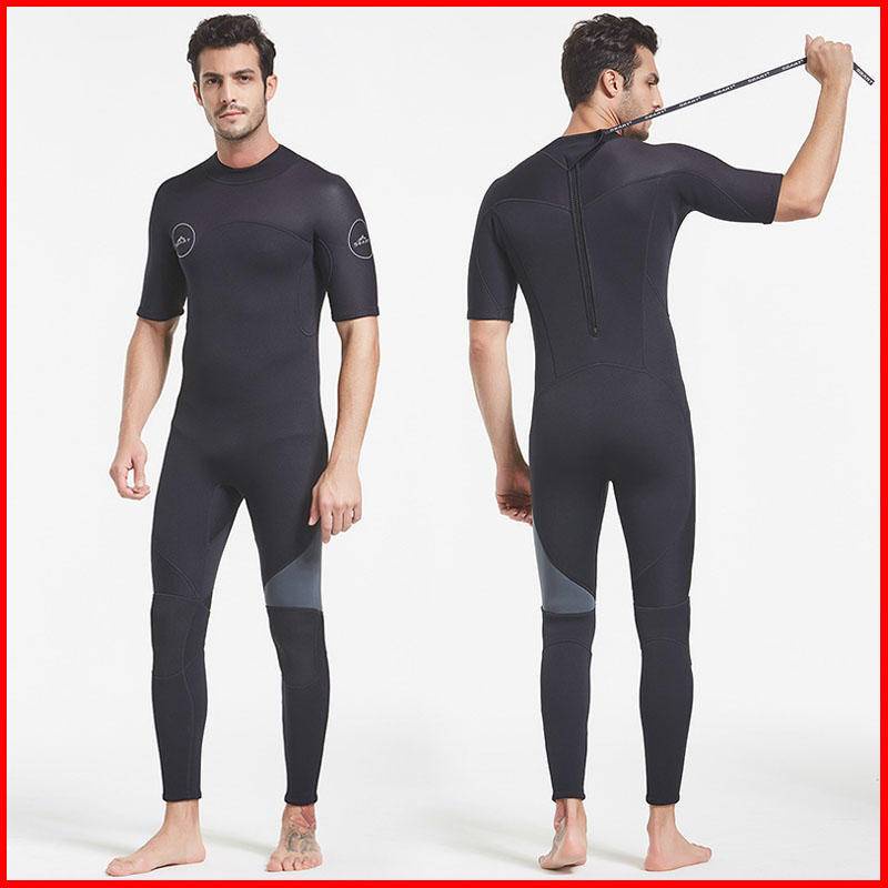 Ready Stock Sbart 3mm Wetsuit Mens Neoprene Conjoined Warm Sunscreen