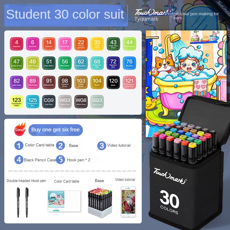 【SG Local Stock】 Official Touchmark Art Markers Alcohol Highlighter ...