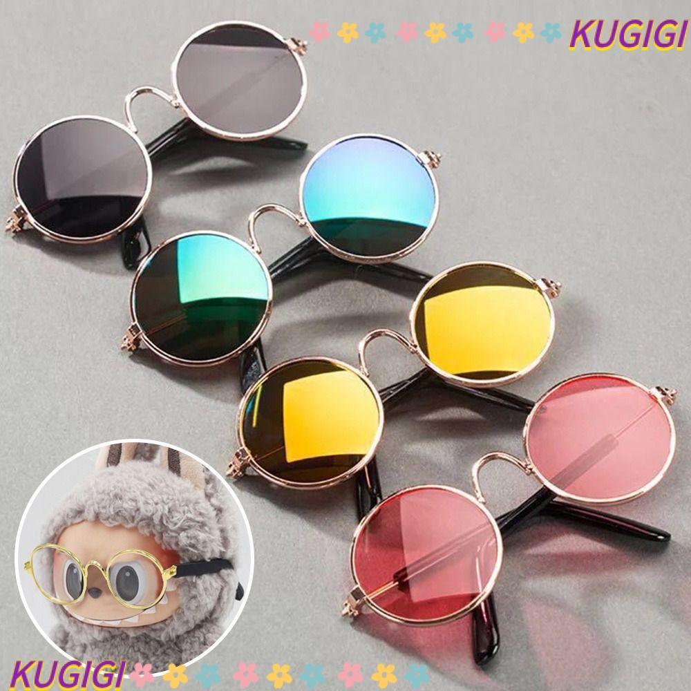 KUGIGI Labubu Doll Eyewear, Multicolor Metal Plush Labubu Doll Glasses ...