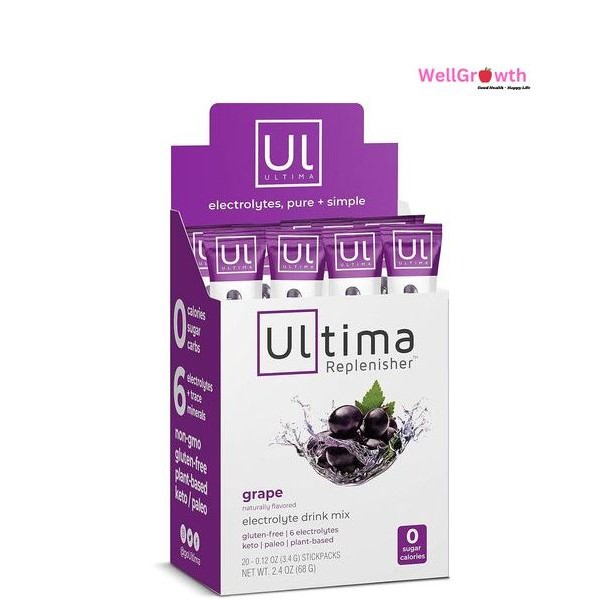 Ultima Replenisher - Electrolyte Mix, Grape Hydration (20 stickpacks ...
