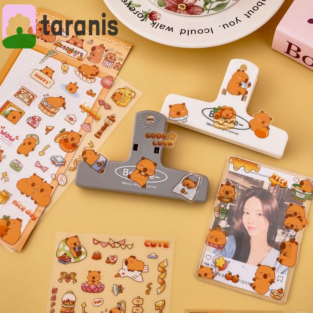 TARANIS Stacking Capybara Stickers, Capybara Funny Bathing Capibara ...