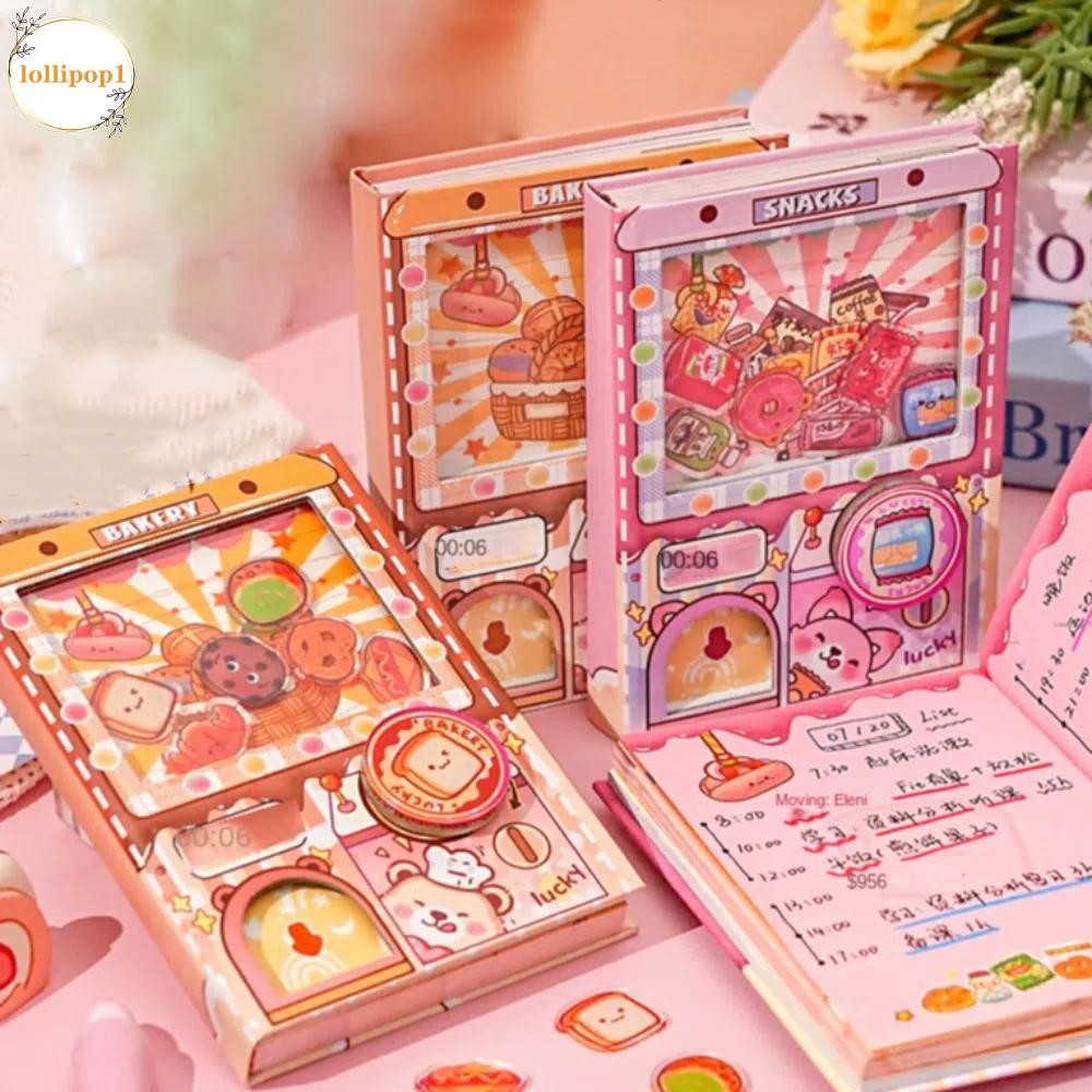 LOLLIPOP1 Gashapon Mahines Notebook, Color Inner Page Kawaii Bread ...