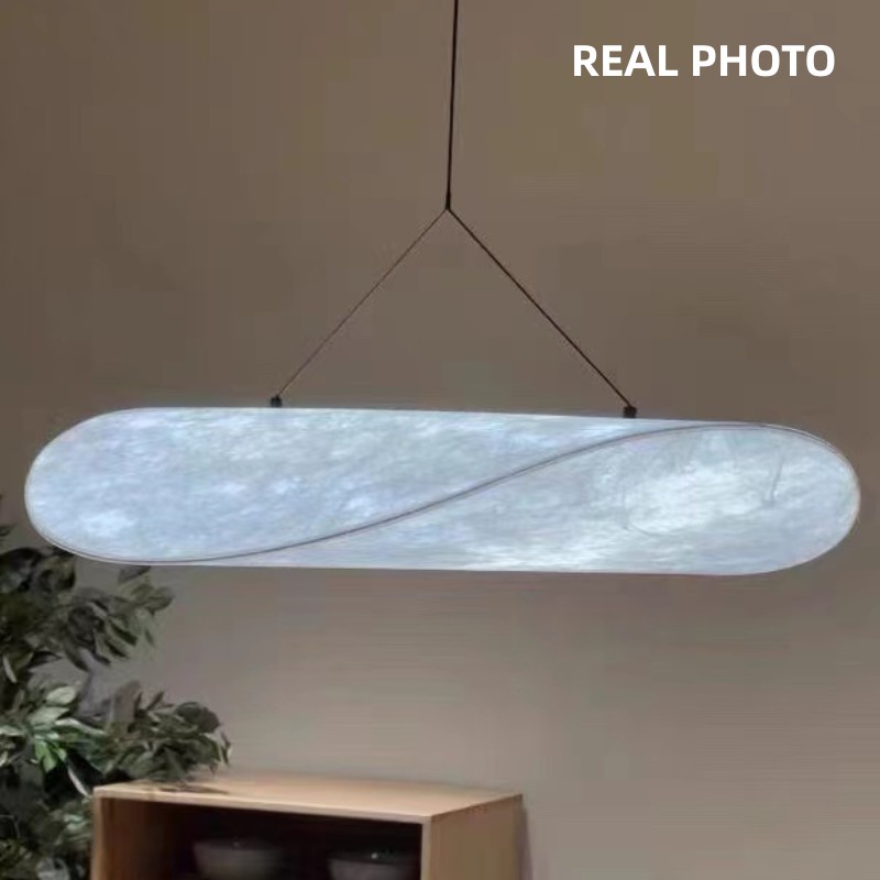 Nordic Silk Led Pendant Lights Bedroom Wabi Sabi Lustre Led Luminarias ...