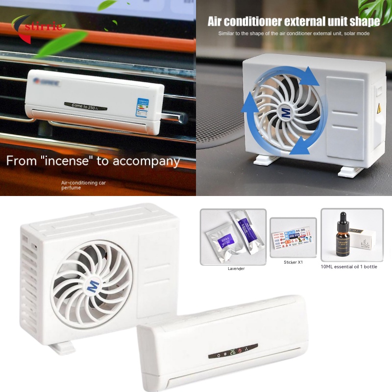 Car Perfume Aircond Car Air Freshener Solar Air Conditioner Shape Car ...