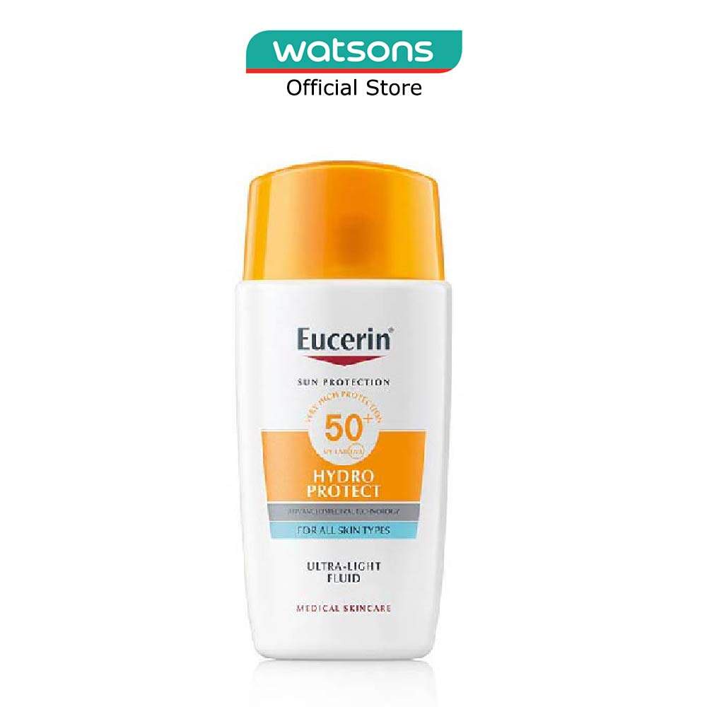 EUCERIN Sun Face Hydro Protect Ultra Light Fluid Spf 50+ (Protects All ...