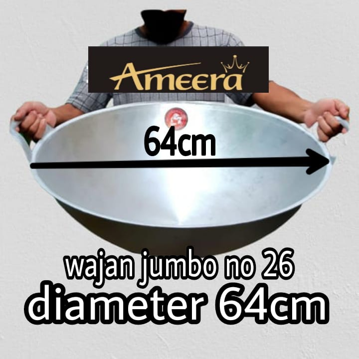 Jumbo Pan Large katel Cauldron no.26 super Thick | Shopee Singapore