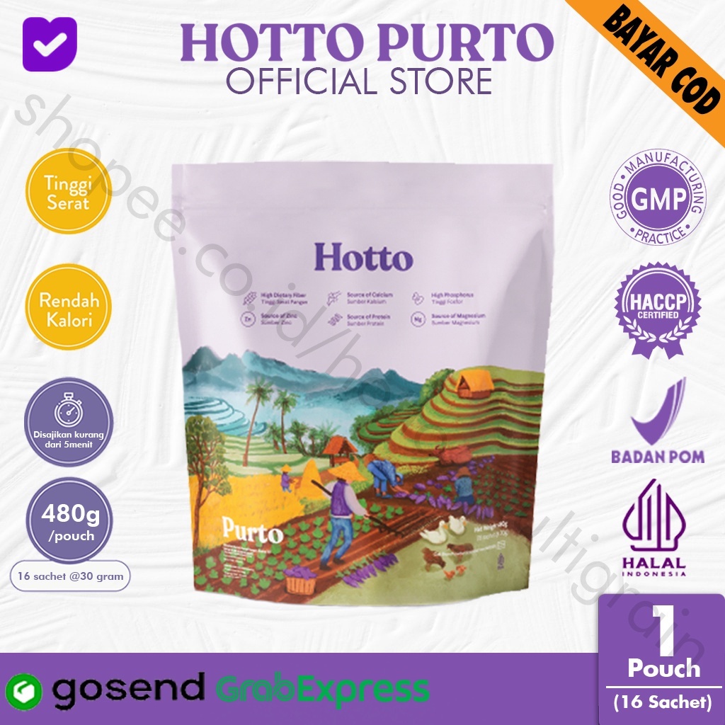 Hotto Purto Multigrain with Purple Potato Healthy Drink Hokto ...