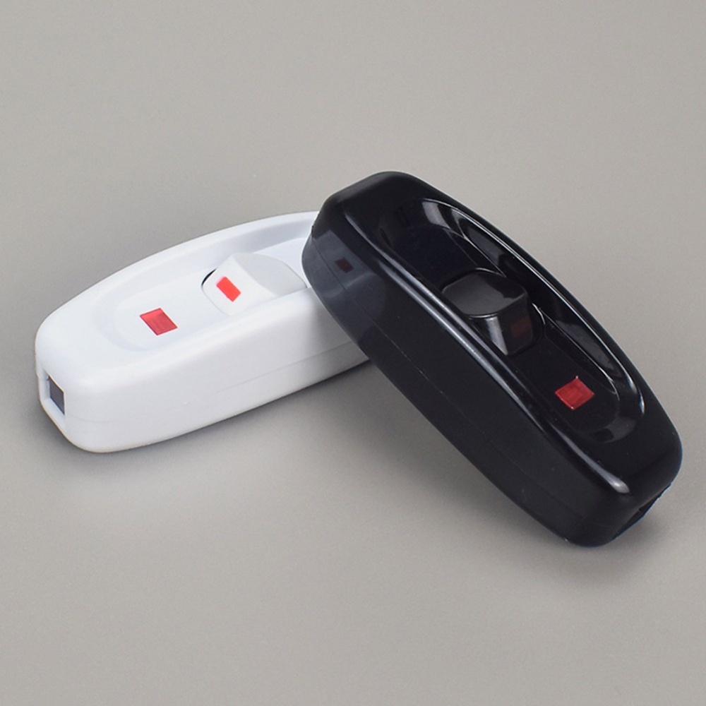 Reliable Inline ON/OFF Button Cord Switch for Table Lamps & Desk Lights ...