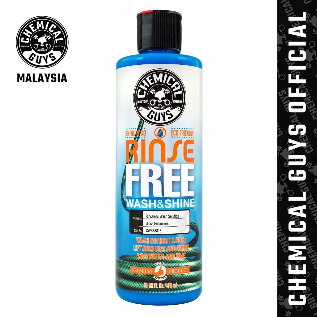 Chemical Guys Rinse Free Wash And Shine The Hose Free Rinseless Car ...