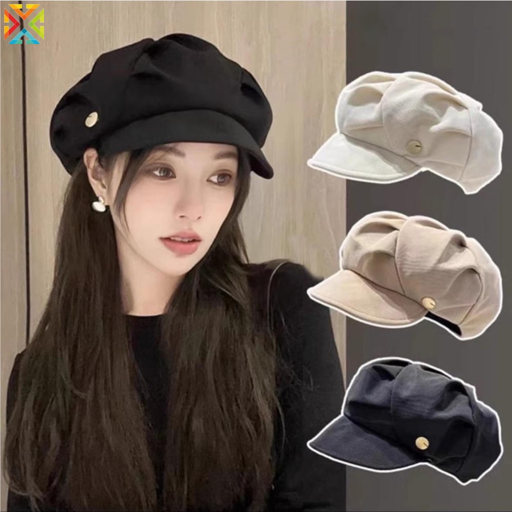 Japanese Simple Pleated Octagonal Hat Spring And Summer Outdoor ...