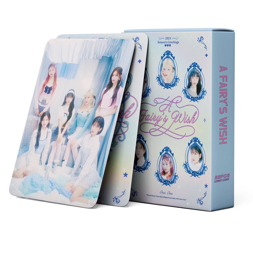 55pcs IVE A Fairy's Wish New Album Photocards 2024 season's greetings I ...