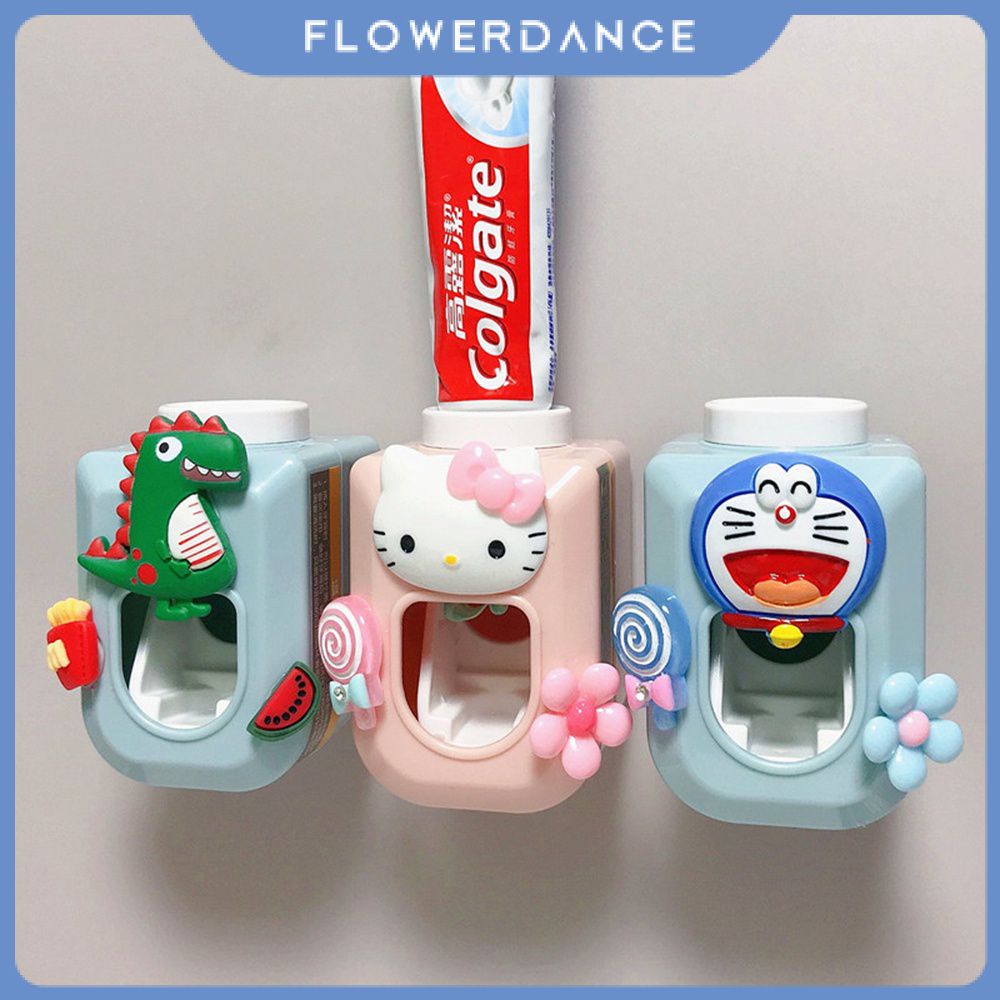 Kawaii Hello Kitty Toothpaste Squeezer Cartoon Wall-mounted Toothpaste ...