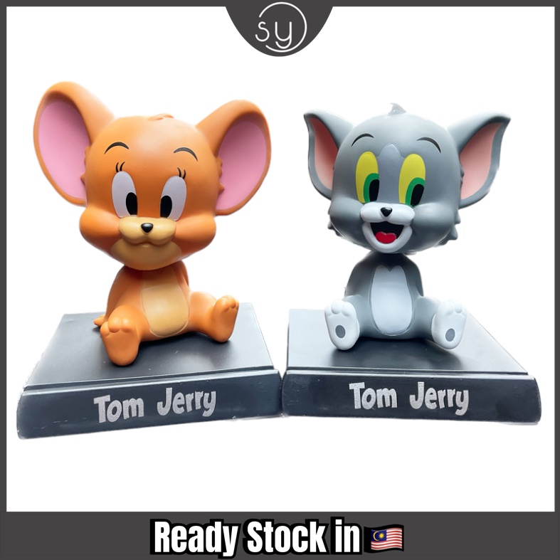 Car Interior Decoration Cartoon Tom Jerry Robot Shaking Head Doll Car ...