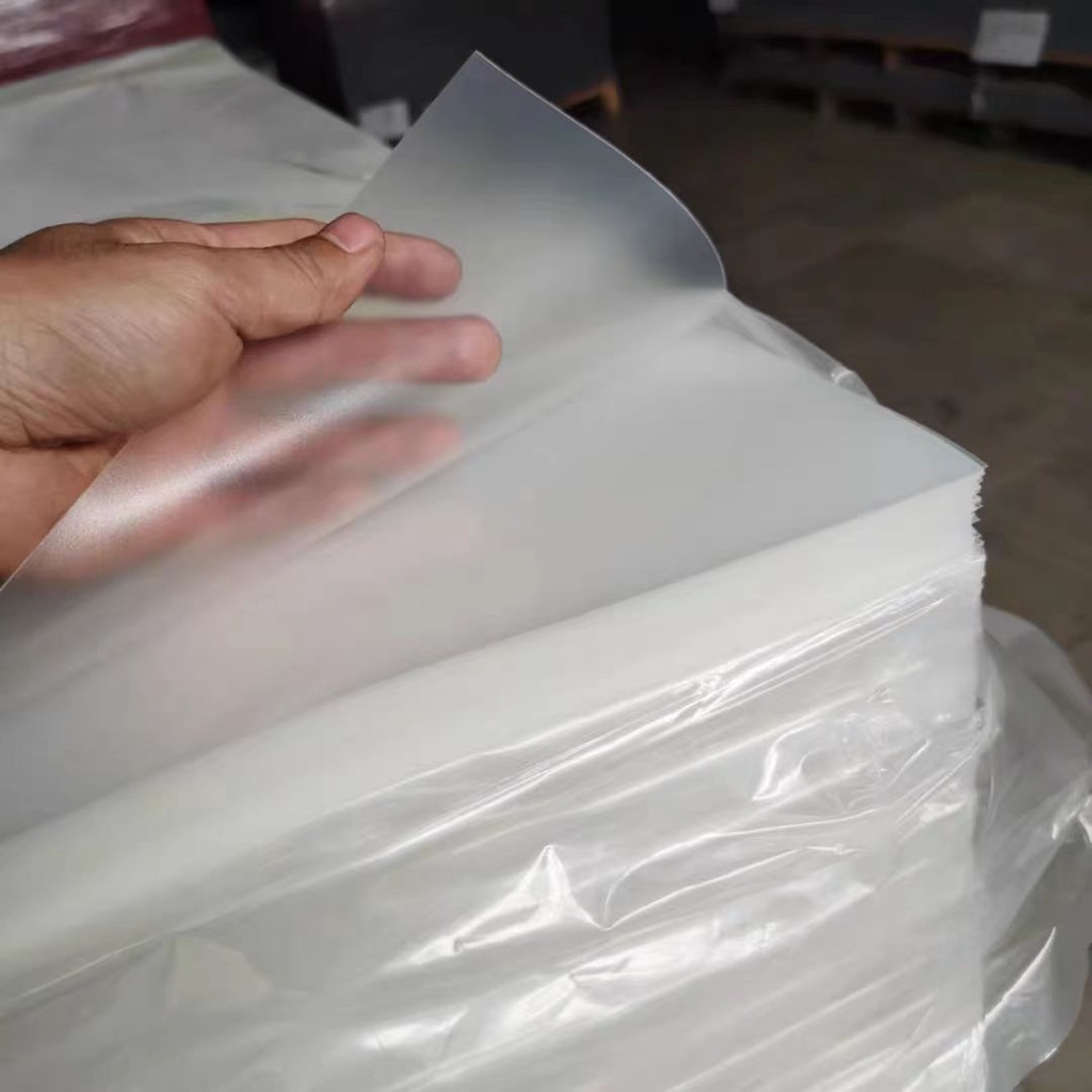 Transparent Plastic Sheet PVC Frosted Hard Sheet Translucent Film ...