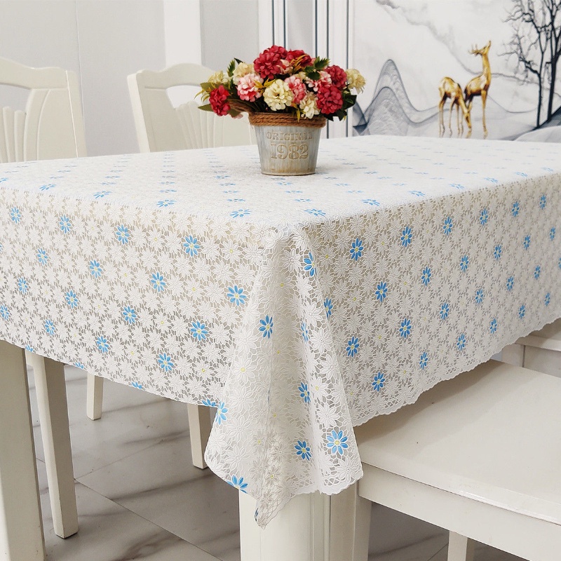 Pvc Tablecloth Waterproof Oil-proof Washable Dining Table Mat ...