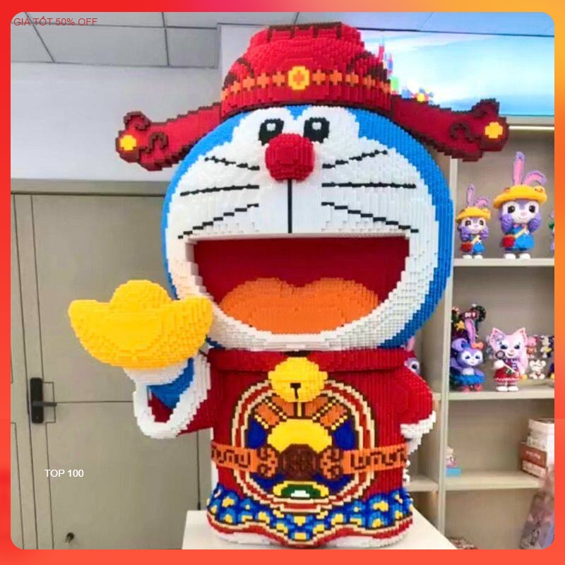[ Free HAMMER ] Doraemon Model Assembly Toy Doremon God of Wealth ...
