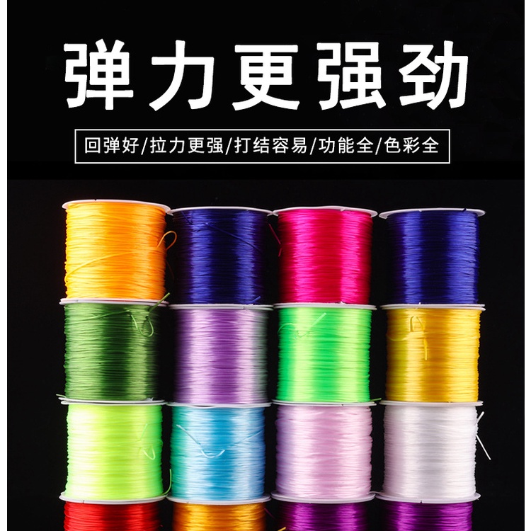 Diy diy Jewelry Crystal Elastic Rope Handmade Accessories Large Circle ...