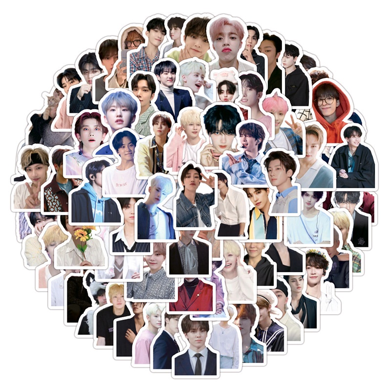 104PCS South Korean Boys Band SEVENTEEN Graffiti Stickers For Helmet ...