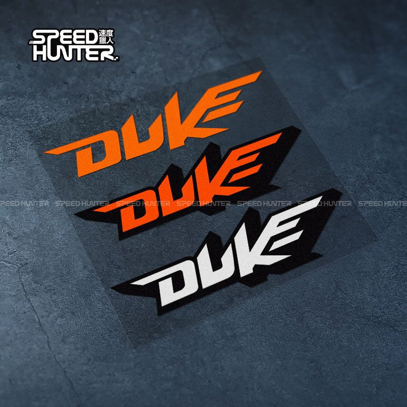 Ktm DUKE Letter Sticker DUKE200 DUKE390 Motorcycle Fuel Tank Decoration ...