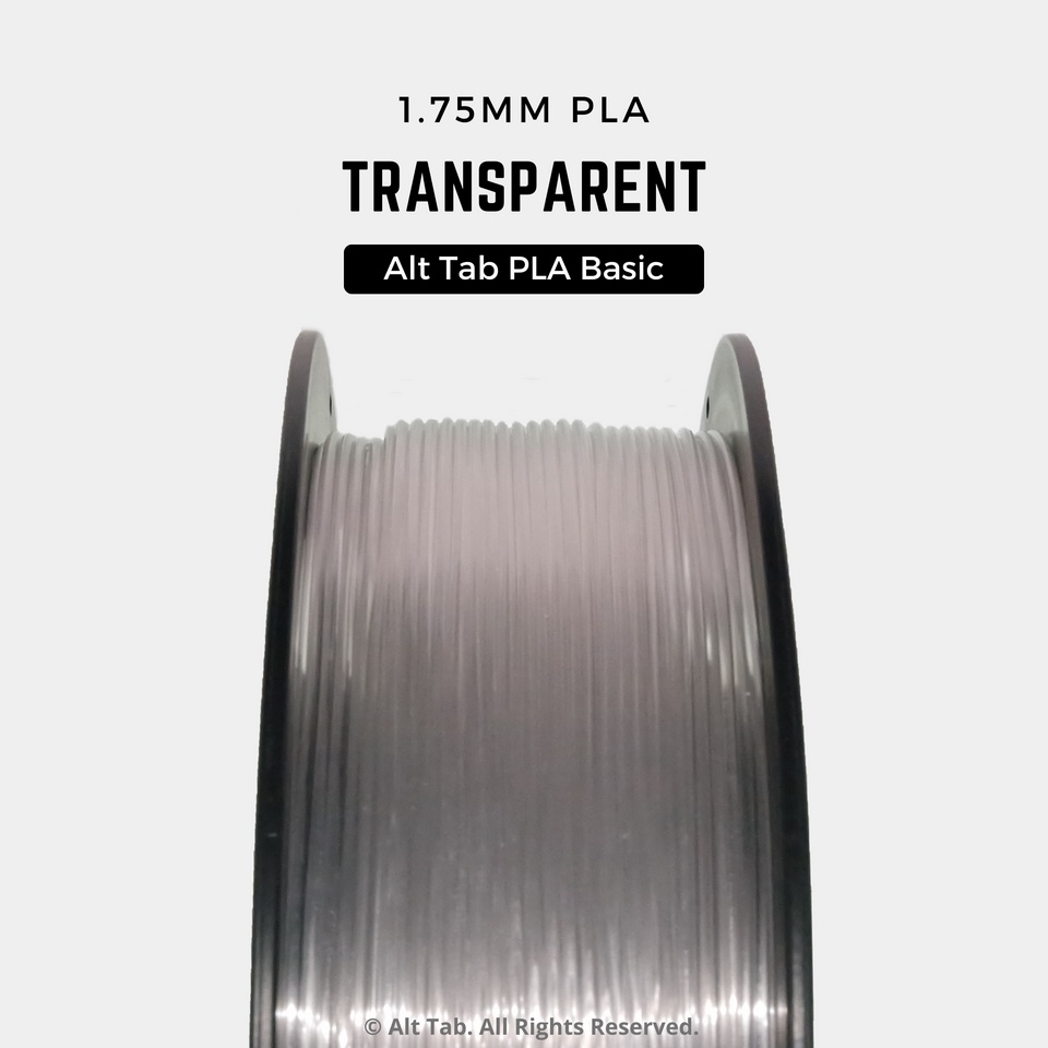 (Local Stock) Transparent PLA Filament Basic Series 1.75mm 1kg 3D ...