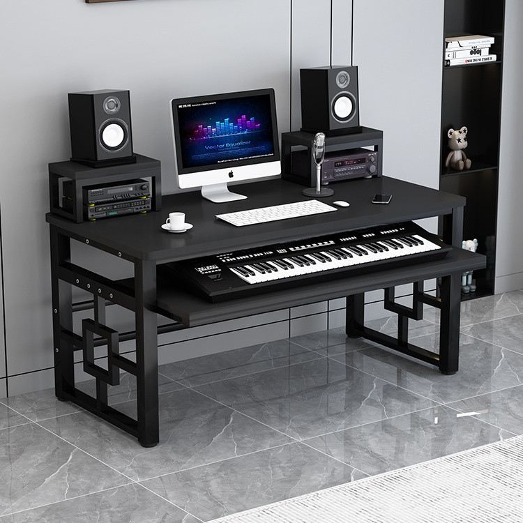 Drawer Integrated Desk Electronic Keyboard Desk Arrangement Mixing ...
