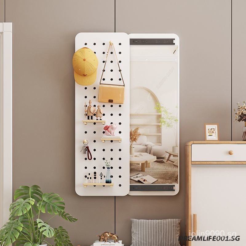 Invisible Dressing Mirror Push-pull Hidden Full Body Mirror Wall ...
