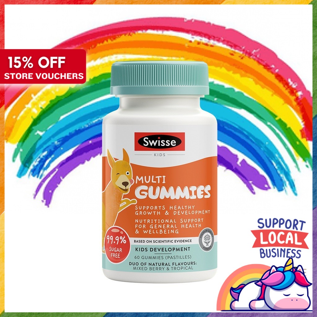 [Crazy Sale] Swisse Kids Multi Gummies 60 gummies | Shopee Singapore