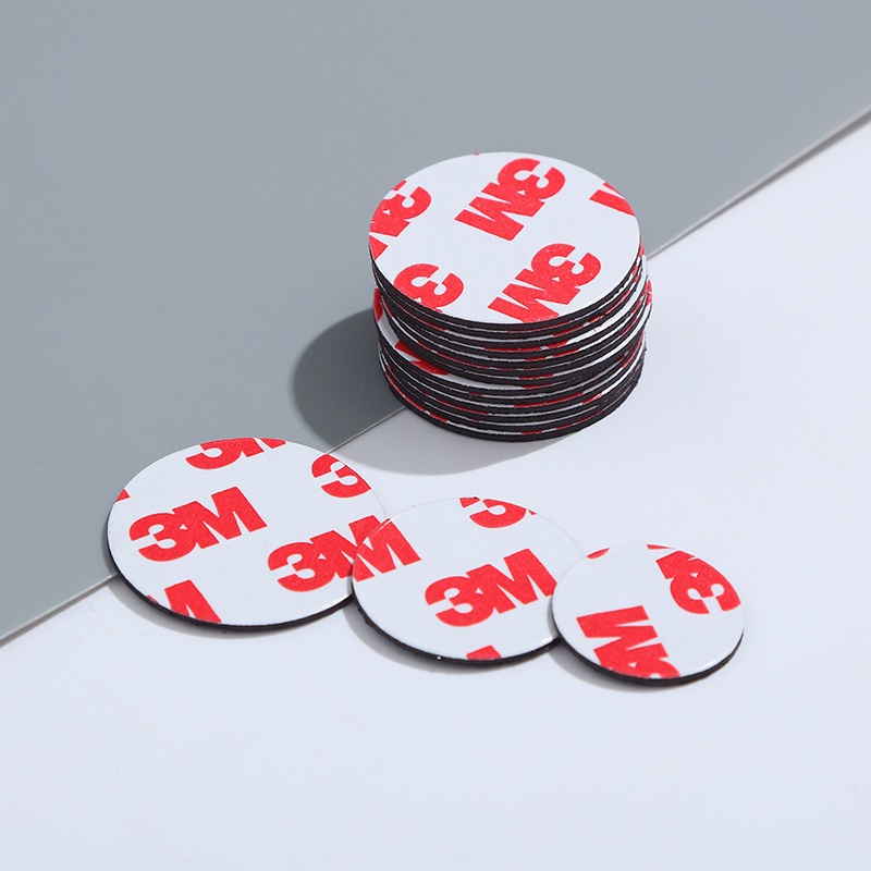 5-50PCS 3M Magnetic Strip with Adhesive Round Rubber Magnets Strong ...