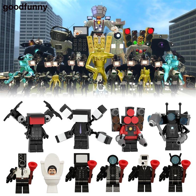 Upgraded Titan Cameraman Speakerman TV Man Skibidi Toilet Series Mini ...