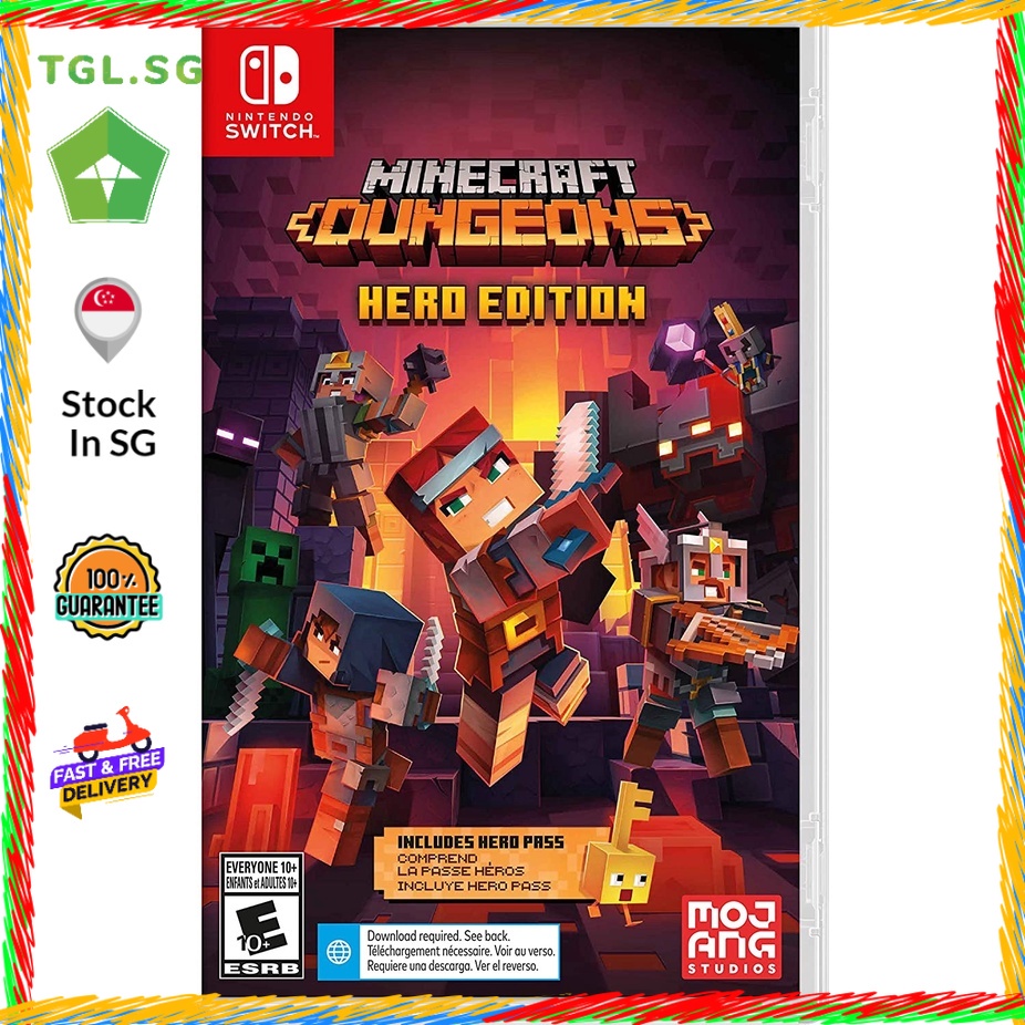 Minecraft Dungeons Hero Edition - Nintendo Switch | Shopee Singapore