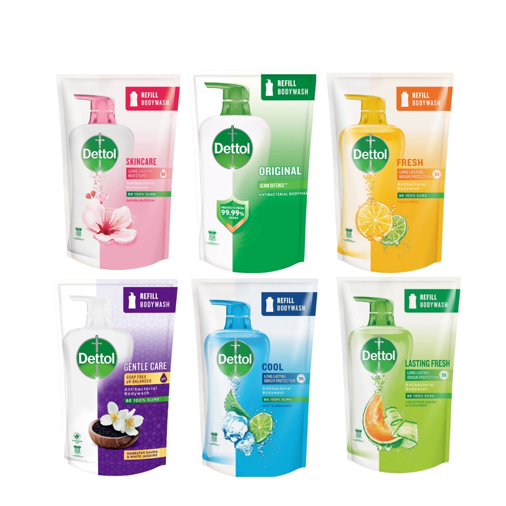 (JIMAT PACK) MBHL Dettol Antibacterial Body Wash Shower Gel Shower ...