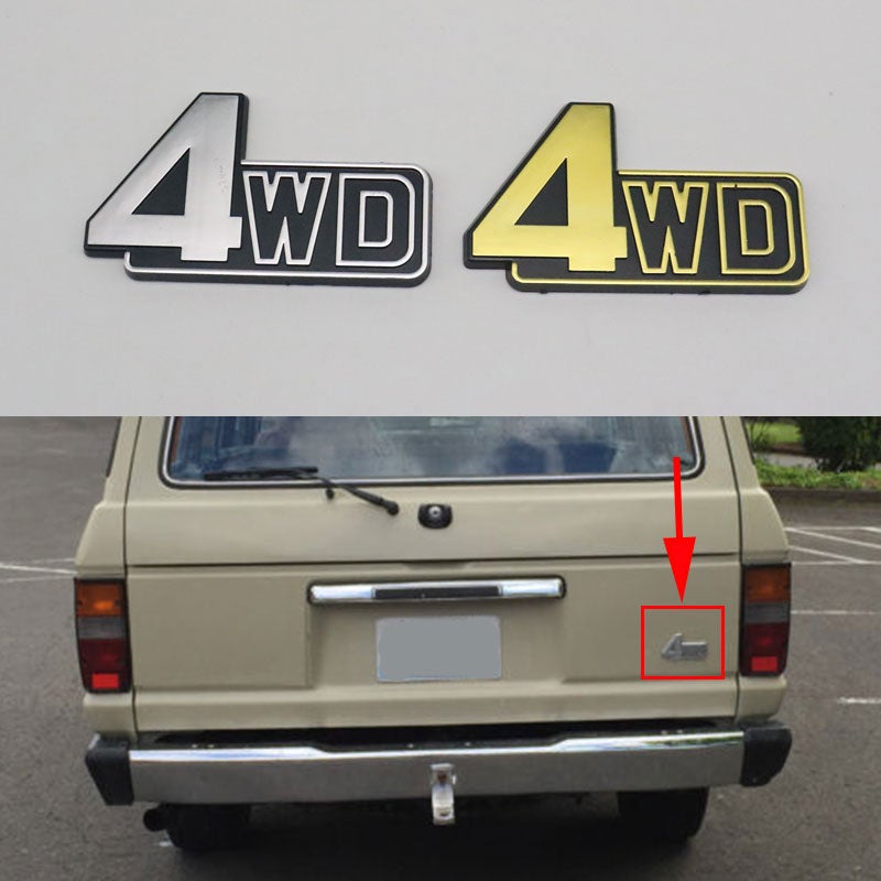 New upgrade For TOYOTA Land Cruiser FJ60 BJ60 FJ62 4WD Emblem Car ...