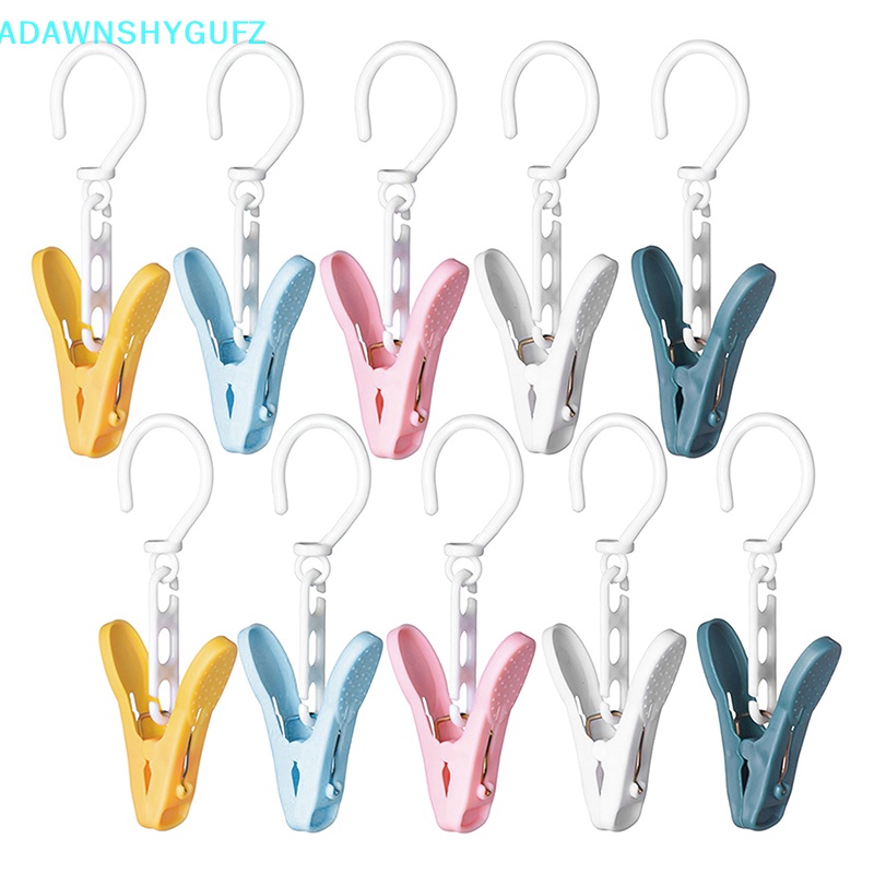 Adfz 1/5pcs Rotatable Clothes Pegs Windproof Anti-slip Drying Clip ...