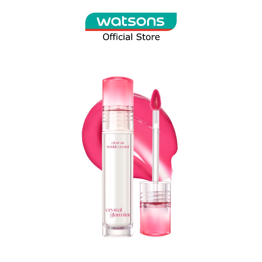 CLIO Crystal Glam Tint 10 Baby Berry 3.4g (Expiry: Oct`2025) | Shopee ...