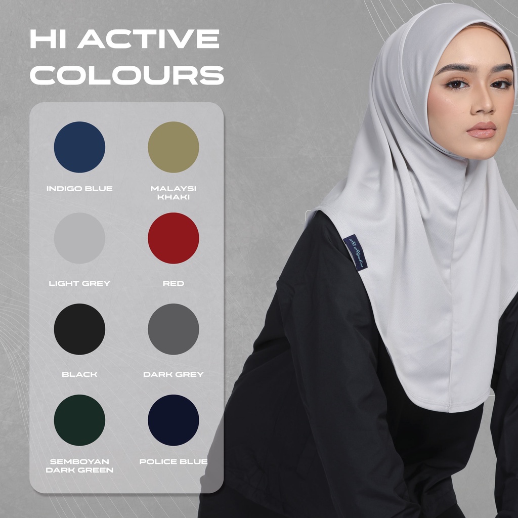 HIHIJAB - HiActive Dry Cool Collection Instant Sport Hijab Microfiber ...
