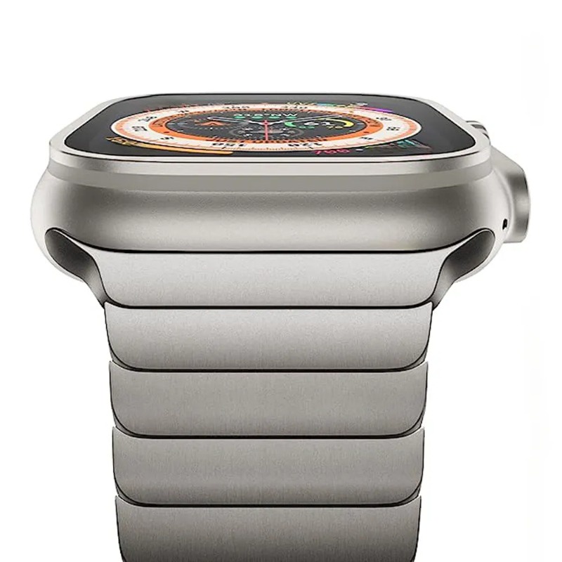 Titanium color band For iWatch strap Ultra3 2 49mm 11 10 9 8 7 se3 6 ...