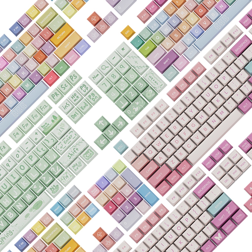 Gummy Bear/Xiyun/Purple Bear/Craft Brew/Famicom/Spring Outing Keycaps ...