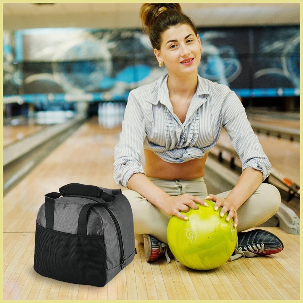 Bowling Bag for Single Ball 1 Ball Bowling Bag with Padded Ball Holder Bowling Accessories ...