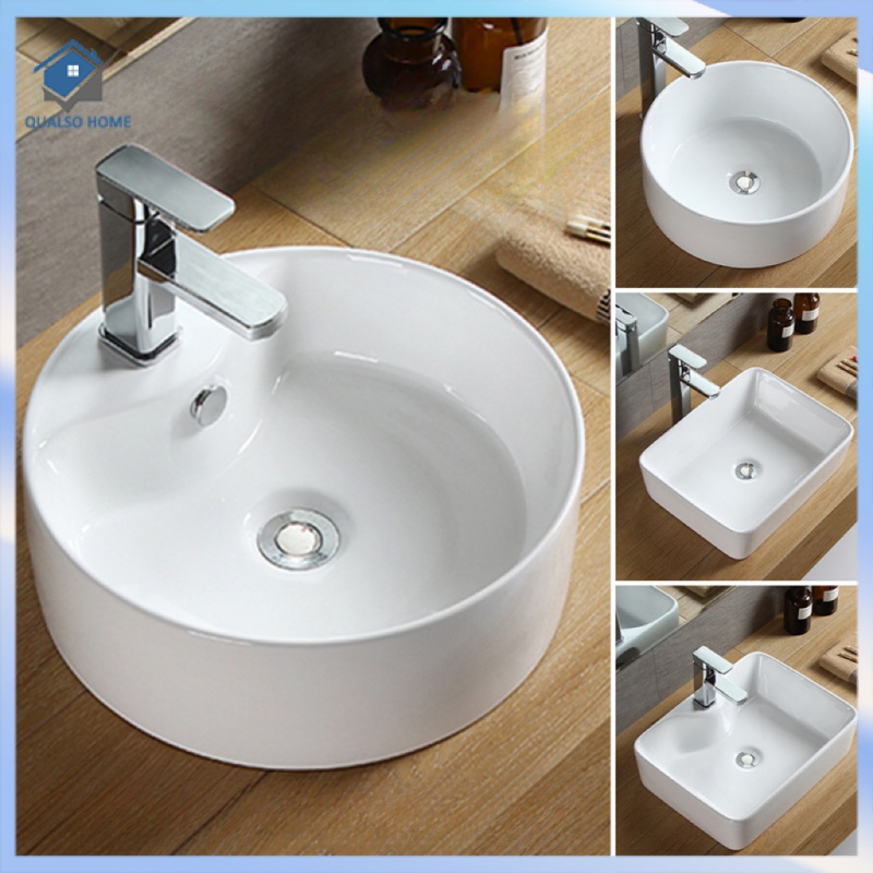 Table Basin Balcony Wash Basin Ceramic Washbasin Single Basin Bathroom ...
