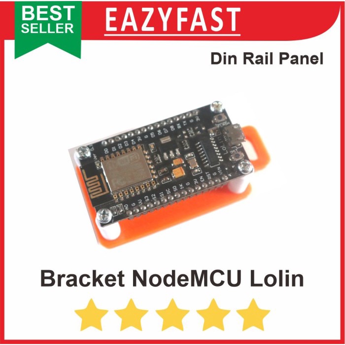 Esp NodeMCU Lolin Module Mounting Bracket MCB Din Rail Panel Rail ...