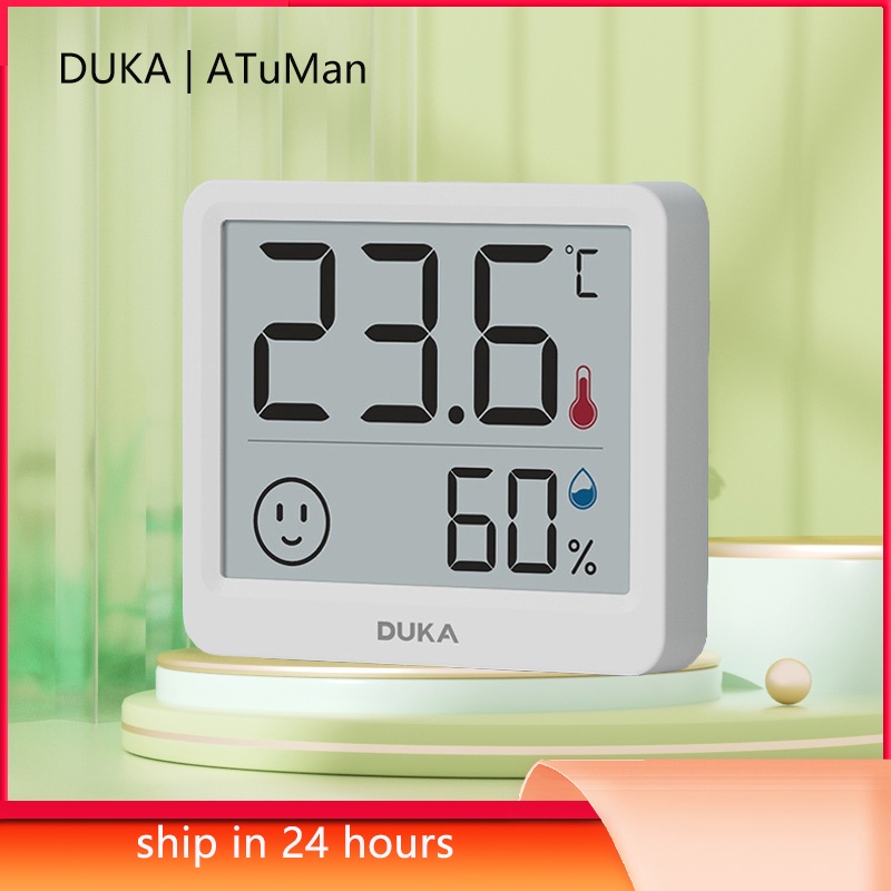 Duka Atuman 2 5 Inch Lcd Electronic Digital Temperature Humidity Meter Indoor Thermometer