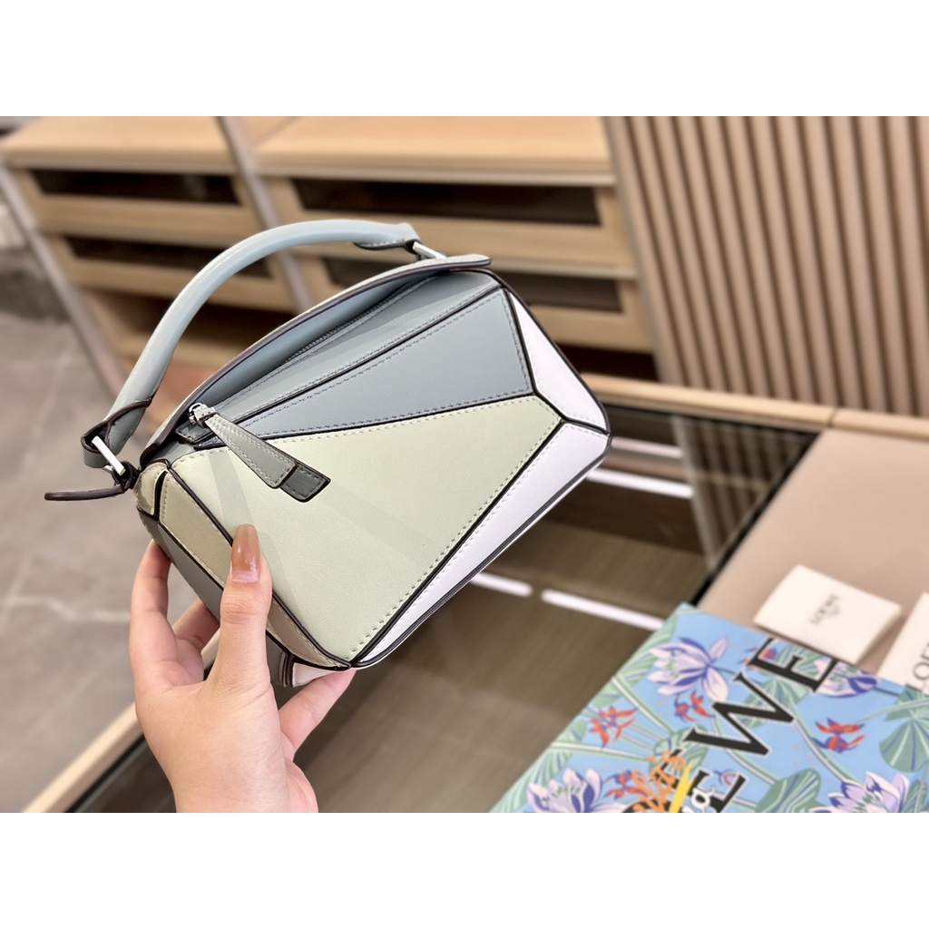 Multi-Color Optional Geometric Bag Puzzle Mini Stitching Shoulder Bag ...