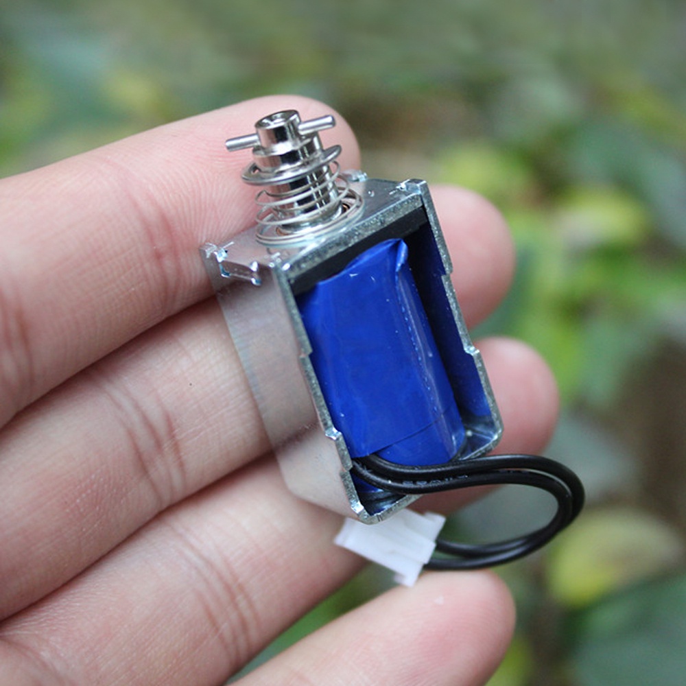 New 5-12V Mini DC Solenoid Push Pull Open Frame Electromagnet Micro ...