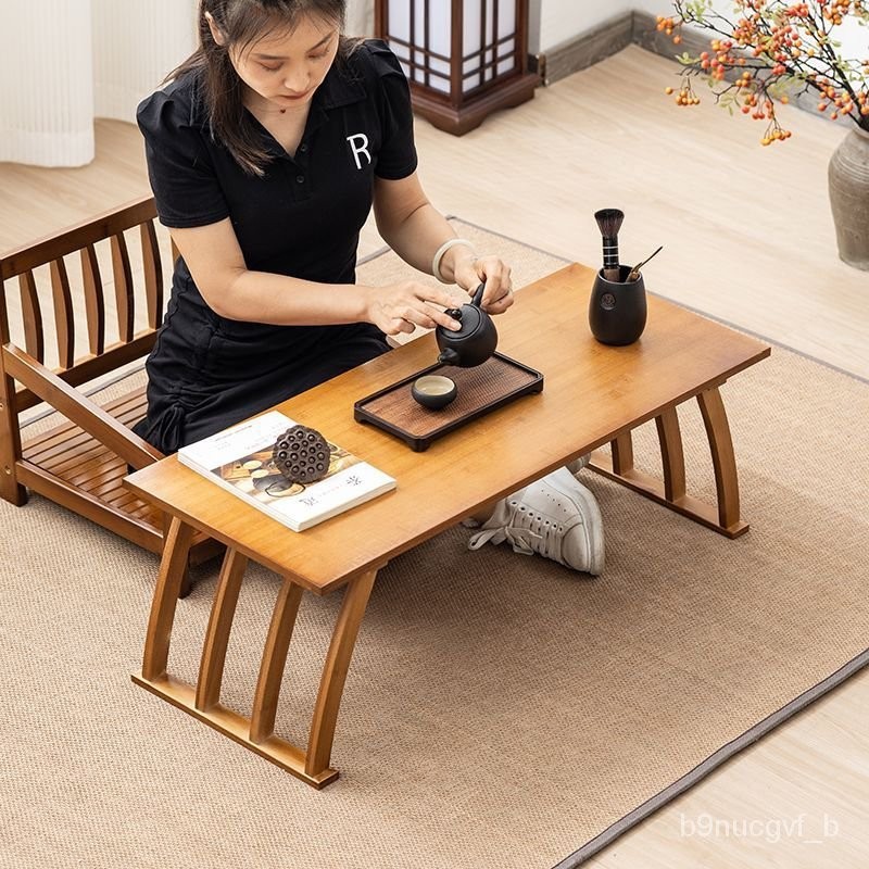 superior productsSmall Kang Table Solid Wood Household Tatami Table Bay ...