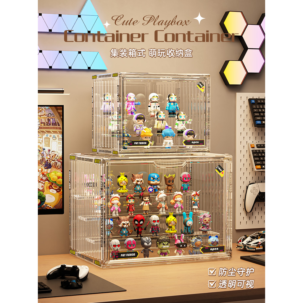Blind Box Storage Display Rack Large Capacity Transparent Acrylic ...